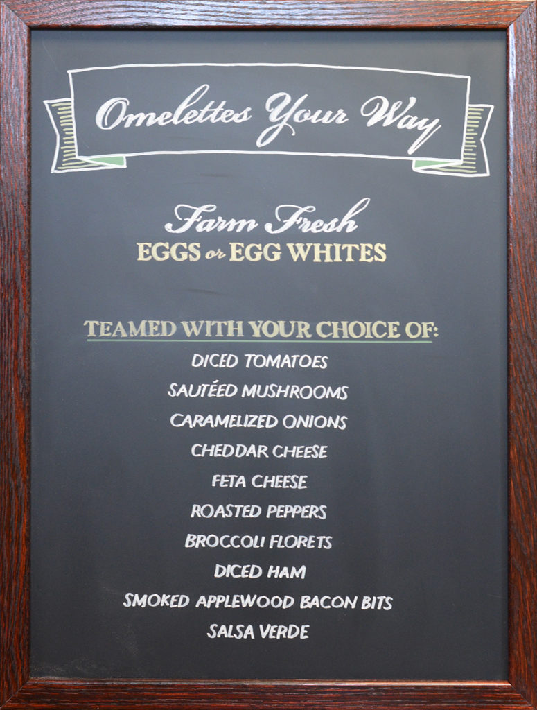 Buffet Station Menus - The Artwork of Tyler Auman